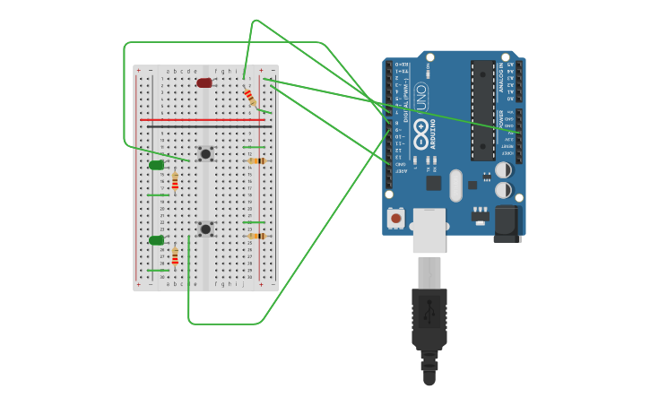 Circuit design Logic Gates | Tinkercad