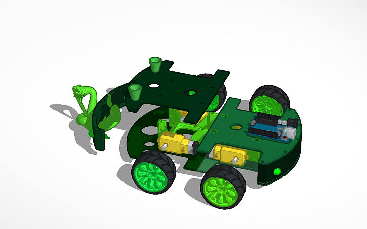 3d Design Carro Arduino Ale Tinkercad 8342