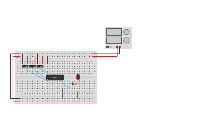 Circuit design Atividade 1; - Tinkercad