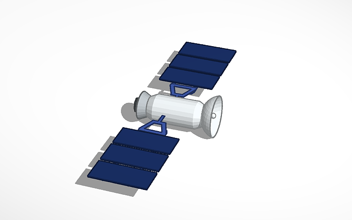 3D design satellite - Tinkercad