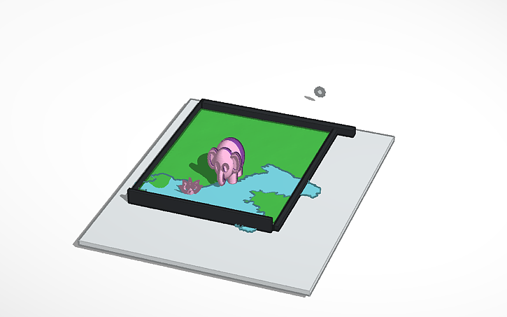 3D design Cool elefant | Tinkercad