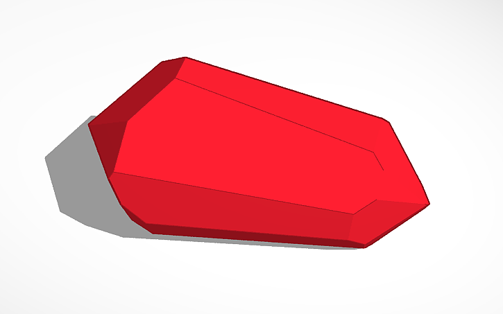 3D design kyber crystal - Tinkercad
