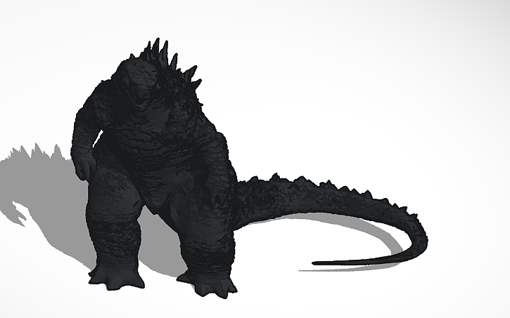 3D design godzilla atomic - Tinkercad