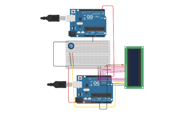 Circuit Design Serial Port Commn Tinkercad