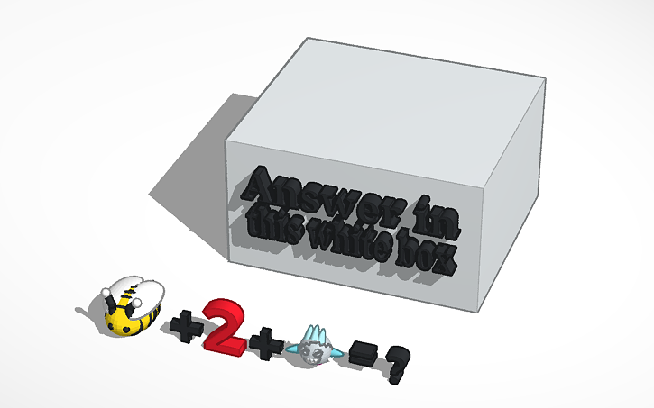 3D design Trick Quiz #1 - Tinkercad