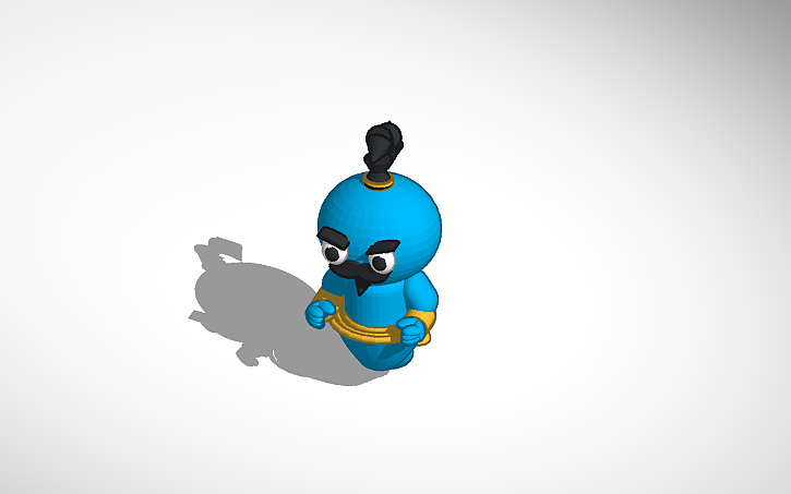 3D design Genie from Aladdin | Tinkercad
