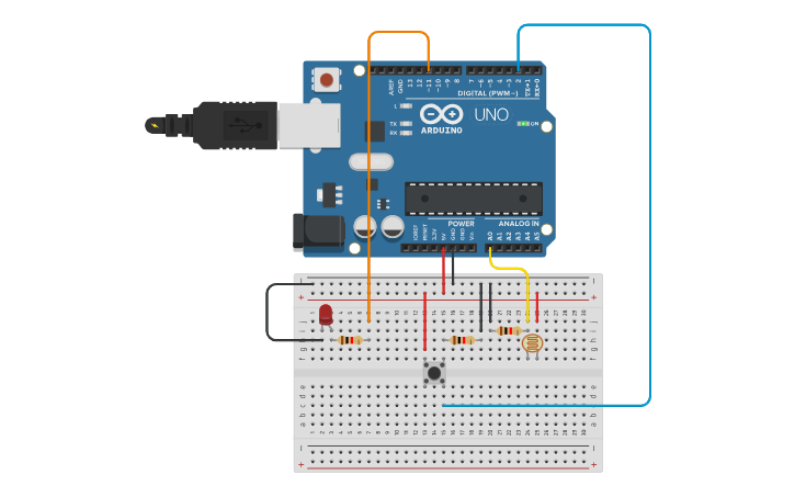 Circuit design IOT102 - SE1854 - Lab 11c - Tinkercad