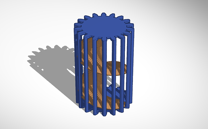 3D design Spiral Staircase - Tinkercad