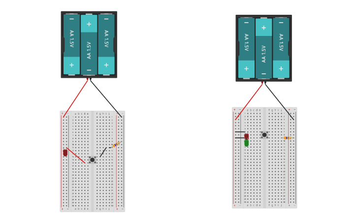 Circuit design Circuito 03 PULSADOR: Lucía Pérez Sánchez | Tinkercad