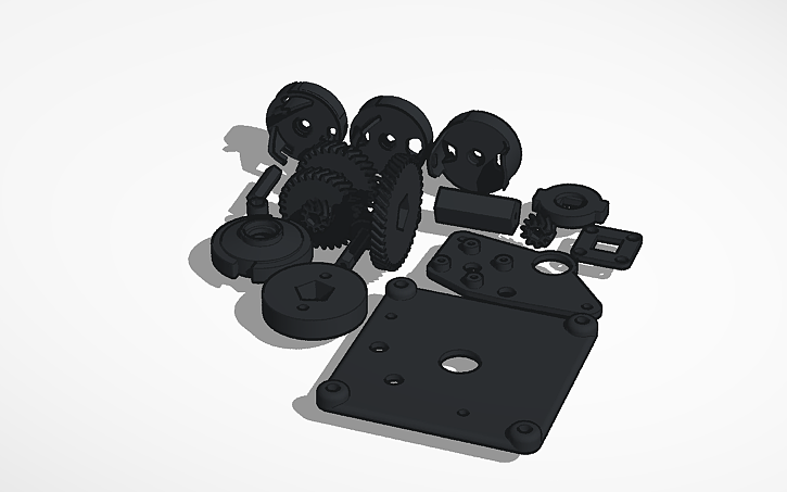 3D design WMD Beyblade Launcher - Tinkercad