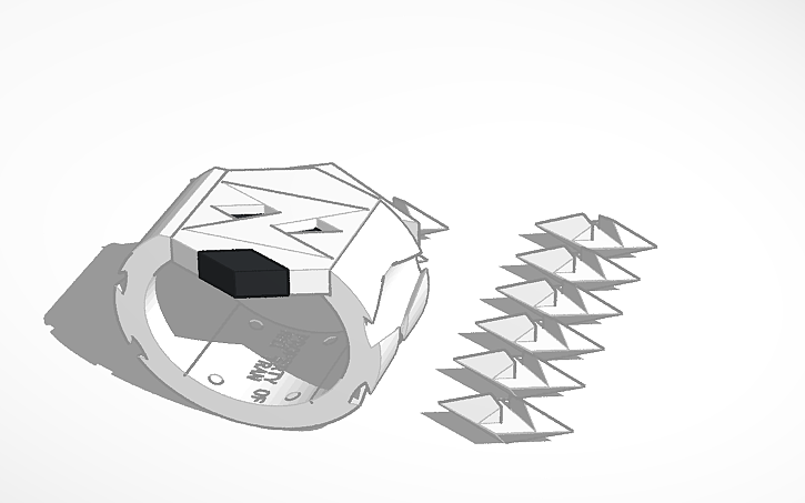 3D design Z-ring - Tinkercad