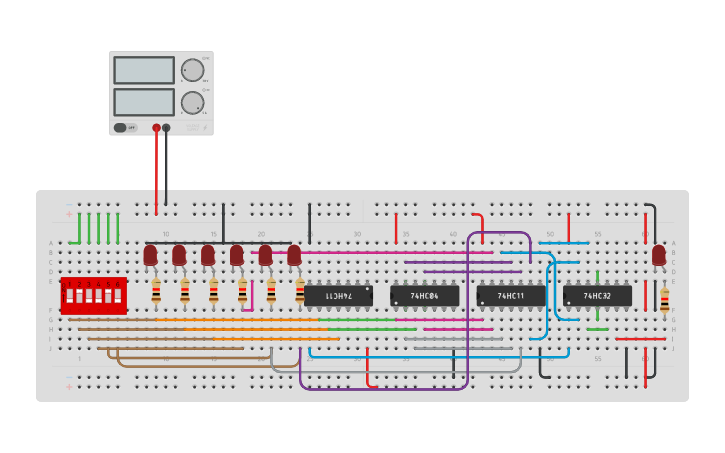 Circuit design MULTIPLEXER - Tinkercad