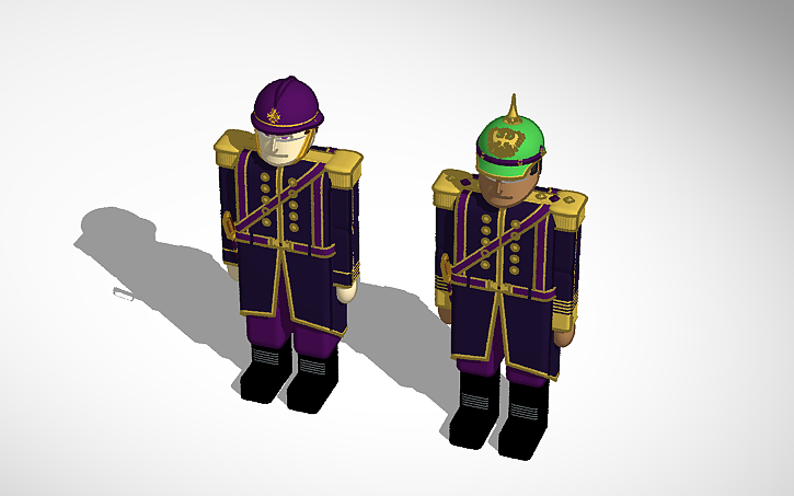 3D design New Uniform of the Royal Guard Corp of the USDR | Tinkercad