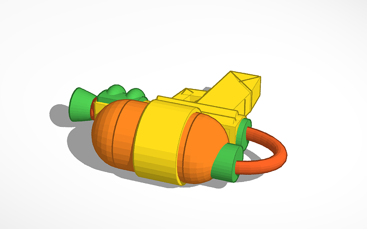 3D design Splattershot - Tinkercad
