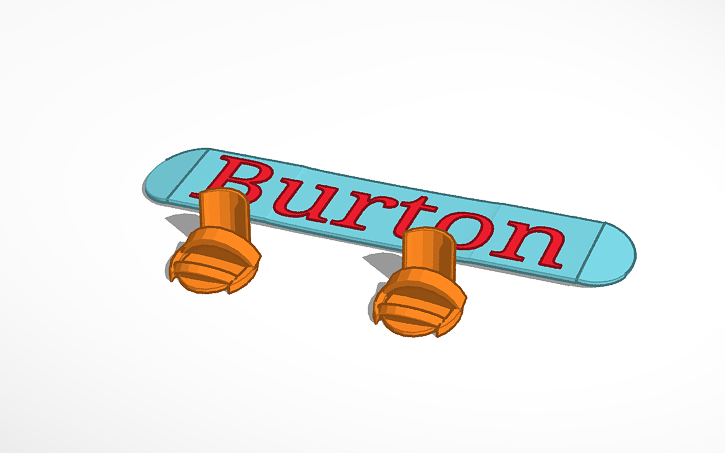 3D design Snowboard - Tinkercad