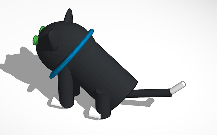 3D design Cat - Tinkercad