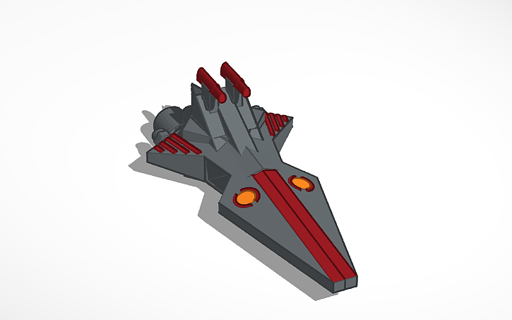 3D design Venator class star destroyer | Tinkercad