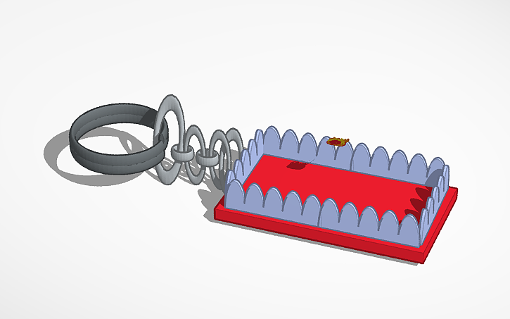 3D design Copy of Keychain - Tinkercad