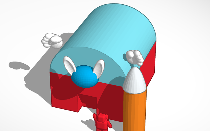 3D design mickey mouse club house | Tinkercad