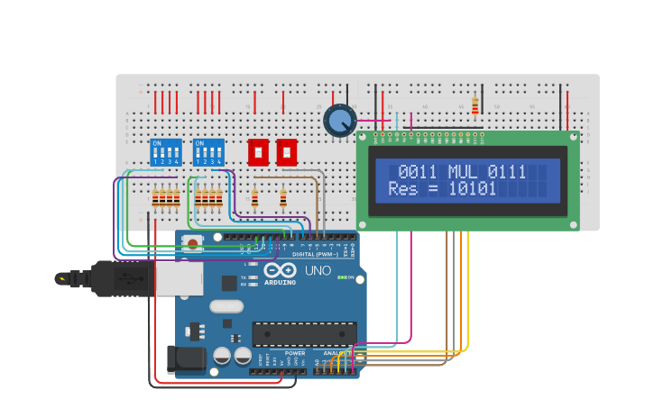 Circuit Design Alu Tinkercad