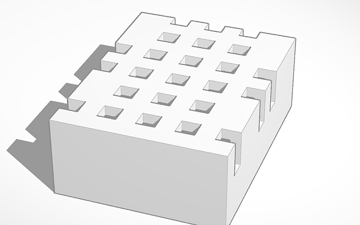 3D design Sensor DHT11 - Tinkercad