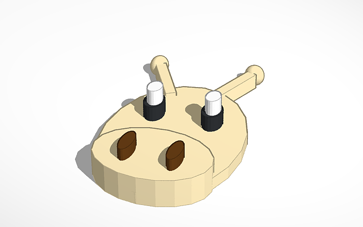 3D design giraffe - Tinkercad