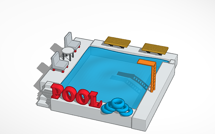 3D design Pool | Tinkercad
