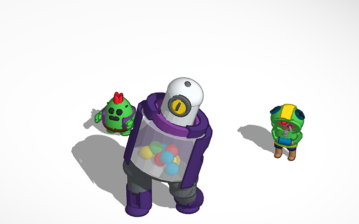 3D design Brawl Stars - Tinkercad