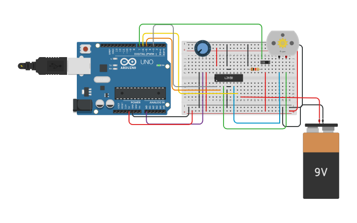 Circuit design practica 11 - Tinkercad