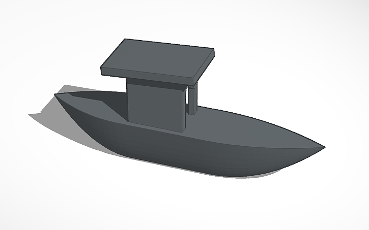 3D design Boat | Tinkercad