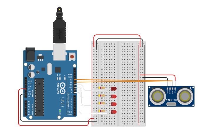 Circuit design sensor super | Tinkercad