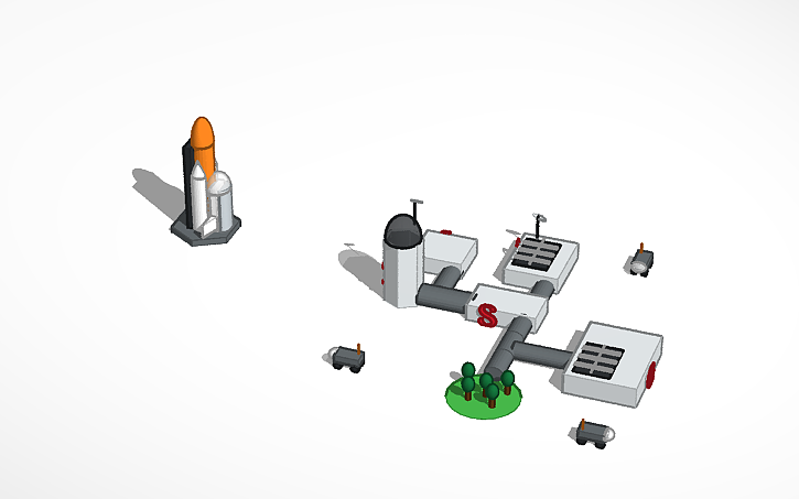 3D design Lunar base 1231 | Tinkercad