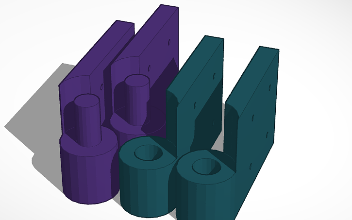 3d Design Cranked Hinge Pair Tinkercad 