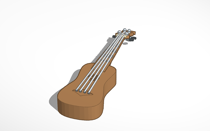 3D design Ukulele - Tinkercad