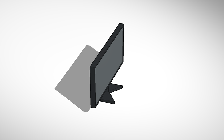 3D design TV/Monitor | Tinkercad