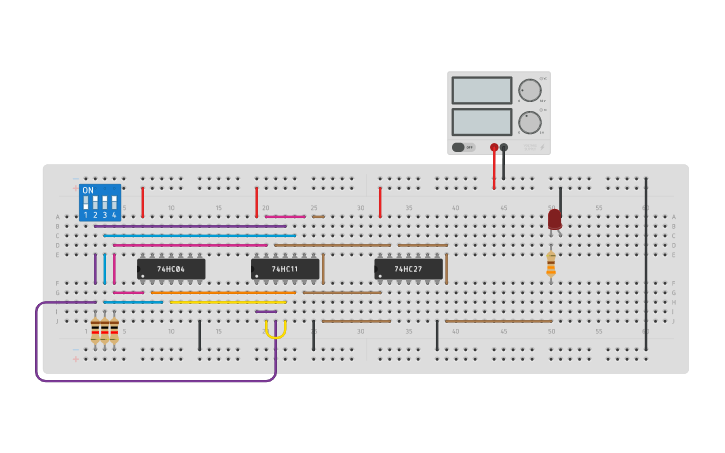 Circuit design CD: Práctica 2 - 3 - Tinkercad