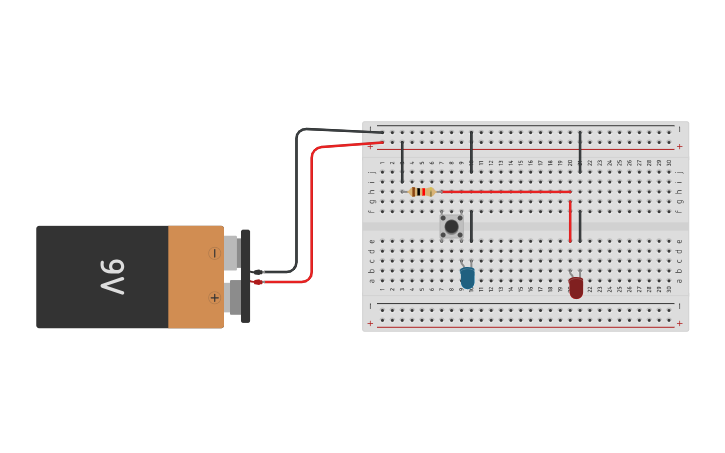 Circuit design Ejercicio 3 - Tinkercad