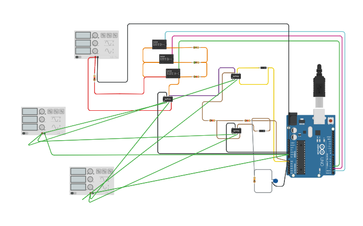Circuit design AC Current Meter - Tinkercad