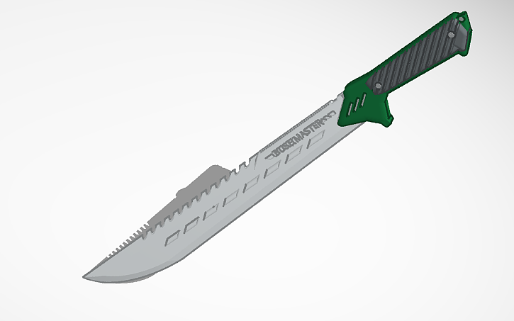 3D design The "Bush Master" Machete - June 2025 - Tinkercad