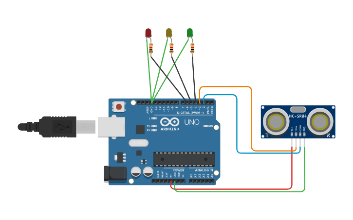 Circuit design sensor - Tinkercad