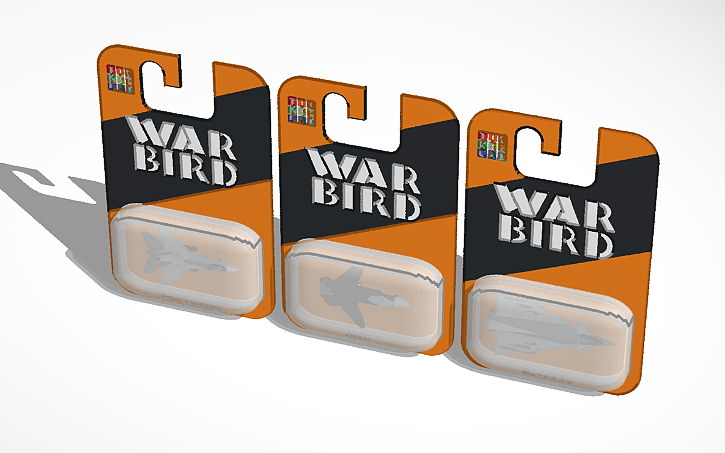 3D design War Bird series 1 - Tinkercad