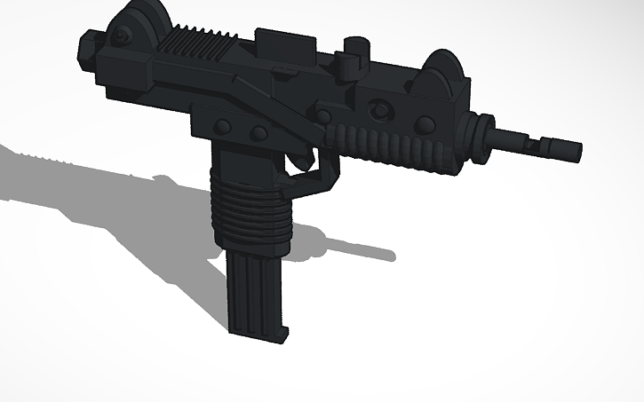 3D design Uzi - Tinkercad