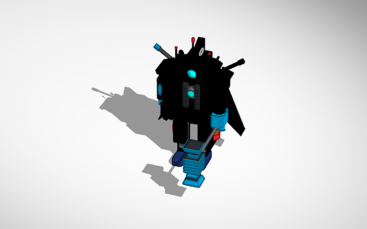 3D design Upgraded Titan Camera Man - Tinkercad