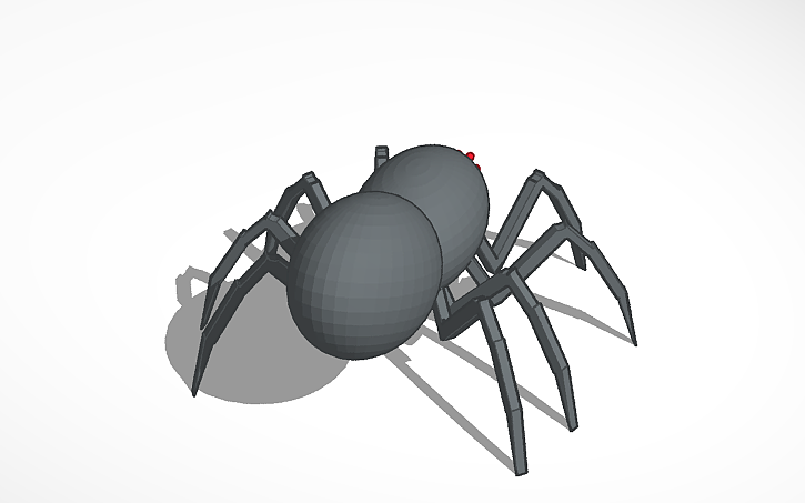 3D design spider | Tinkercad
