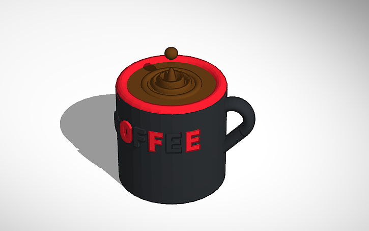 3D design Copy of Drop of Coffee | Tinkercad