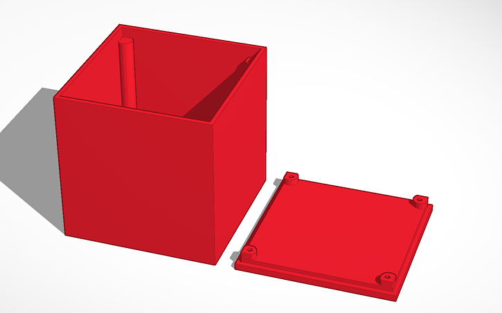 3D design project box - Tinkercad