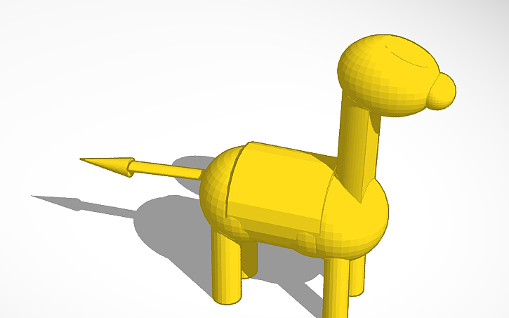 3D design fit giraffe | Tinkercad
