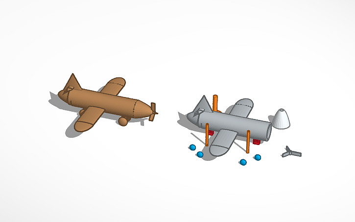 3D design plane | Tinkercad