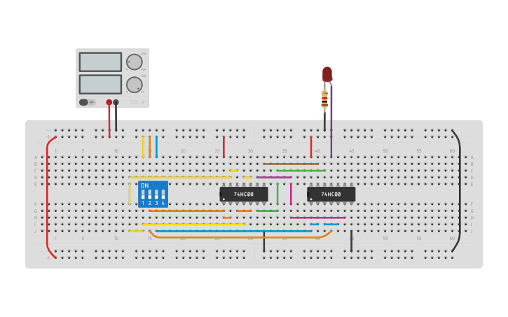 Circuit Design Realization Of Function Using Nand Gate Tinkercad 3012