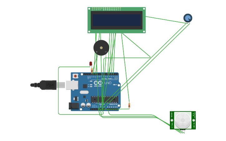 Circuit Design Pir Motion Detector Tinkercad